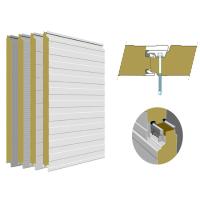 China 50mm Long Lasting Polyurethane Foam Sandwich Panels Board Temperature Resistance for sale