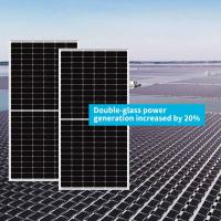 China OEM Solar Panel Double Glass 445W 144 Cell Solar Panel Flexible for sale