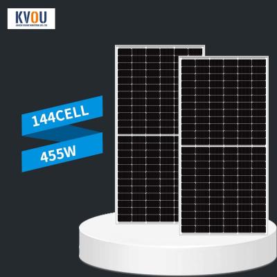 China 455W On / Off Grid Solar Panel Monocrystalline Single Crystal Double Glass for sale