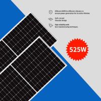 China On / Off Grid Solar System Monocrystalline 525W Solar Panel Roof Installation for sale