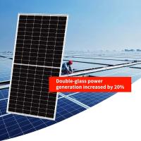 China 530W Solar Panel Renewable Energy 1500 Vdc Mono Crystalline Panel Reliable for sale