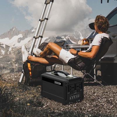 China QC3.0 460Wh Portable Power Stations 500w Solar Generator Power Bank for sale