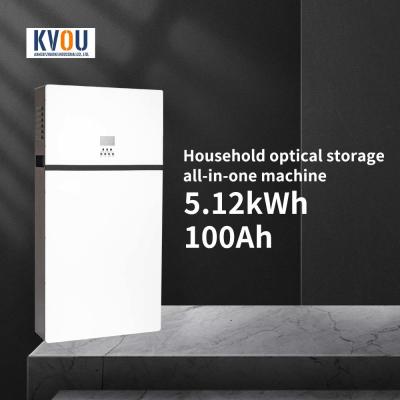China 16S1P Lithium Solar Battery 5kwh 51.2V Home Solar Battery Machine for sale
