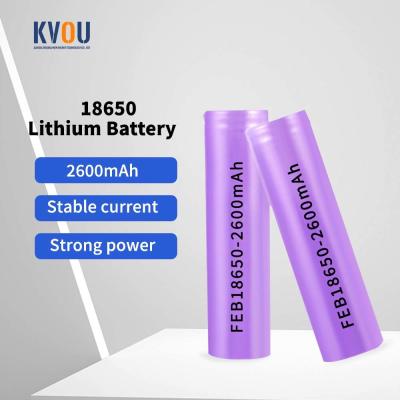 China 18650 3.6 V 2600mah Lithium Lifepo4 Battery Cylindrical For Electric Bicycles for sale