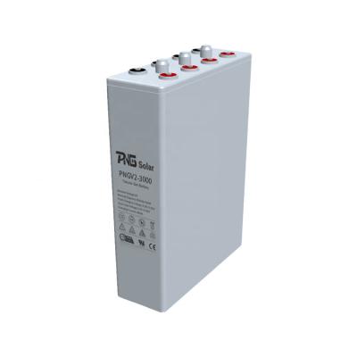 China Rechargeable Lifepo4 Battery Cell 3000AH 2V Tubular Gel Battery for sale