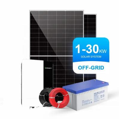 China 5kw Solar Panel System 3000w 10kw Off Grid Battery System Home Kit for sale