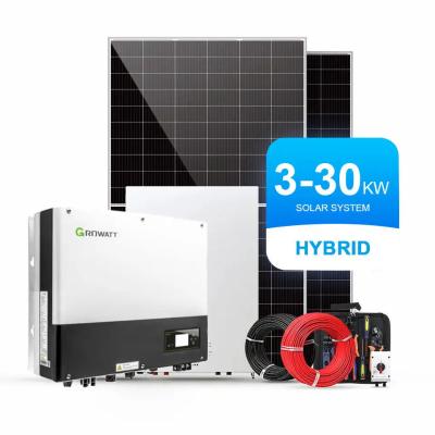 China Durable Hybrid Solar Energy Battery System 5KW 15KW 20KW 25KW 40Kw for sale