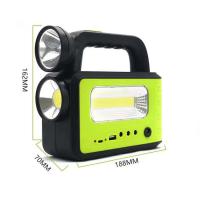 China Small Solar Kit with COB Bulb 5 In1 Portable Solar Power Station With USB Charging for sale
