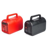 China 10W Solar Lighting System With 4 Bulbs Portable Mini Outdoor Camping Speaker Radio for sale
