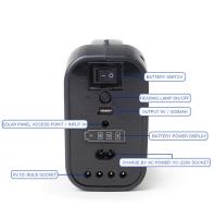 China Solar Outdoor Tent Lights With Bulbs Home Lighting Cell Phone USB Rechargeable for sale