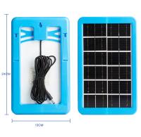China 3600mah Mini Solar Lighting System Kit With 3W Light Bulb Radio Function  USB Rechargeable for sale