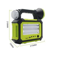China Portable 3000mAH 5 In1 Mini Home Solar Lighting Kit With LED Bulbs for sale