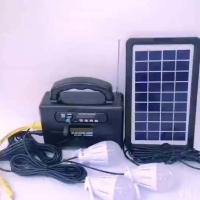 China Home Rechargeable Small LED Lighting System With MP3  FM Radio for sale