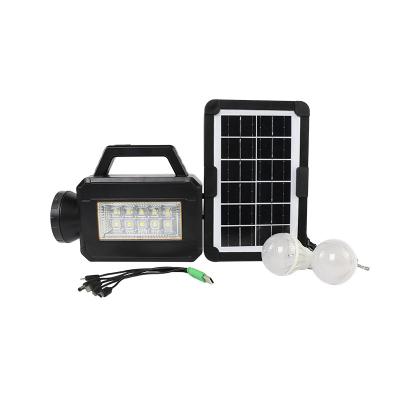 China 100W 6000mah Mini Solar Lighting System Portable Multifunctional Solar Lighting Kit for sale