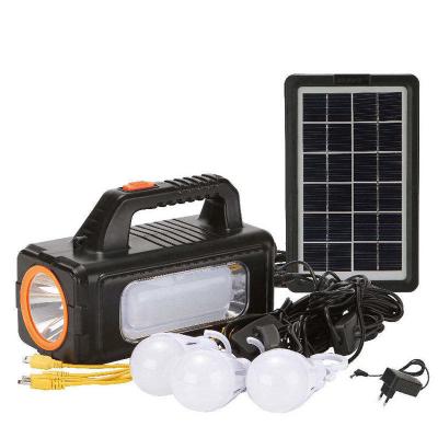 China AT9013 High Quality Solar Light System Mini Led Light Home Kit 6V3W 9000mAh for sale