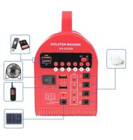 China Small home solar lighting system kit with all-in-one rechargeable portable outdoor camping speakers for sale