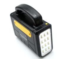 China Customized 9v 3w Built In Bluetooth Home Indoor Mobile Charging Portable Solar Light Kit for sale
