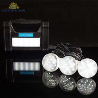 China 9v 3w Home Mini Solar Lighting System Kit With 3 LED Bulbs for sale