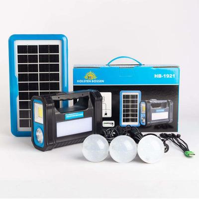 China Emergency Lighting Kit With Solar Energy Storage And Charging 6V 3.0A for sale