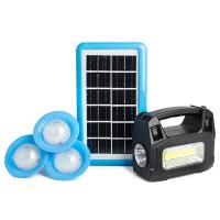 China House Outdoor Mobile Mini Solar Lighting System With 3 LED Bulbs for sale