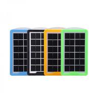 China Home Portable Mini Solar Lighting System Rechargeable 6V 3.5W With 2 Cob Reflector for sale