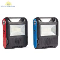 China Outdoor Mini Solar Lighting System Kit With Speakers 3 TF FM USB All-In-One for sale
