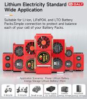 China Smart Bms Lifepo4 Battery 12v 120A Bms With UART BT 485 CAN Function for sale
