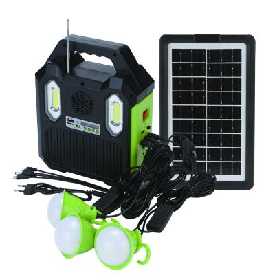 China Solar Energy System Kits With Music And FM Radio Function Home Solar Lighting System for sale
