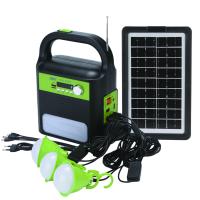 China Solar Lighting System With Music And FM Radio Function Home Solar Energy System Kits for sale