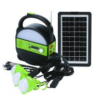 China Home Solar Lighting System Kits With Music And FM Radio Function for sale