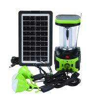 China Solar Charging Lighting System Kits With Music And FM Radio Function for sale