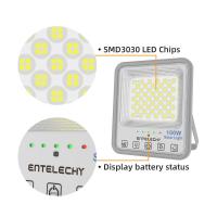 China IP66 Floodlight Reflector 50W 100W 200W 300W 400W Solar LED Flood Light for sale