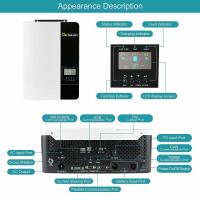 China Growatt 5000W Solar Inverter Pure Sine Wave 48Vdc To 220Vac Off Grid Power Inverter Charger for sale