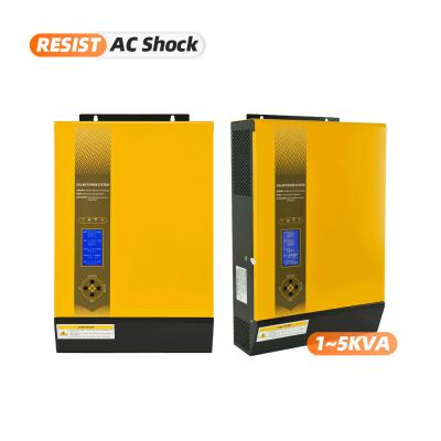 China Pure Sine Wave Solar Hybrid Inverter 1000VA 800w 12VDC 220VAC for sale