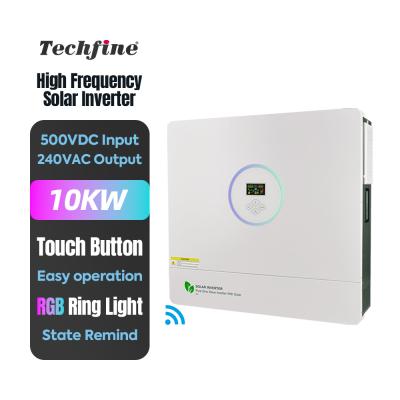 China Wifi Mppt Hybrid Solar Inverter 10KW 48v Pure Sine Wave Inverter With Controller for sale