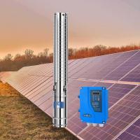 China 180M Screw Solar Water Pump For Water Submersible Agriculture Irrigation Deep Well Pump for sale
