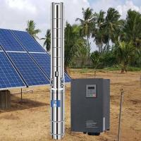 China 95m3/H 6 Inch Submersible Solar Water Pump Big Flow 20HP 380v 15000w 110m for sale