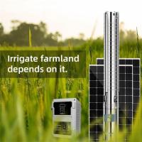 China 1.25inch DC Deep Well Solar Submersible Pump 600W 48V 4.5m3/H 80M With SS Impeller for sale