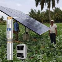 China 1.25inch DC Deep Well Solar Submersible Pump 600W 48V 4.5m3/H 80M With SS Impeller for sale