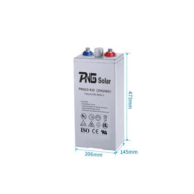 China 2v 420AH OPZV Gel Tubular Battery For Home Solar Power System Lead Acid Batteries for sale