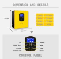 China 1200W 1.5KVA 12V 24 Volt Off Grid Solar Inverter 3KW 2KW 1KW Hybrid Inverter for sale