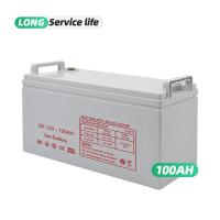 China 12V 100AH GEL Storage Rechargeable Pure Lead UPS Battery For Solar Power System for sale