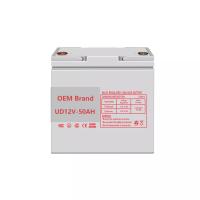 China 12V 50AH GEL Battery 12v 33Ah Pure Lead Battery UPS Battery For Solar Power System for sale