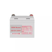China Storage Battery 12V 33Ah Lead Acid GEL Battery For Solar Power System for sale