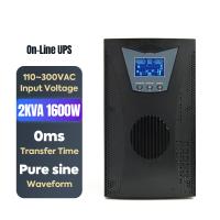 China High Frequency Pure Sine Wave Uninterrupted Power Supply 2kva 1600w Online Ups for sale