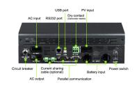 China Grey 3000VA/ 3000W 120 VAC Solar Inverter 125 X 300 X 440mm for sale