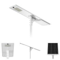 China 150W/ 36V 3~5 Nights Backup Aluminum Solar Street Light with PC Lens Sivery Gray for sale