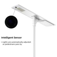 China 150W/ 36V 3~5 Nights Backup Aluminum Solar Street Light with PC Lens Sivery Gray for sale