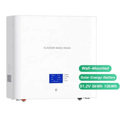 China 51.2V 5kwh 100Ah 6000 Times Solar Home Energy Storage Battery Household LiFePO4 Pack for sale