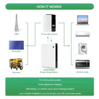 China RS485 Communication Function LiFePO4 Lithium Ion Solar Battery For Solar Power System for sale